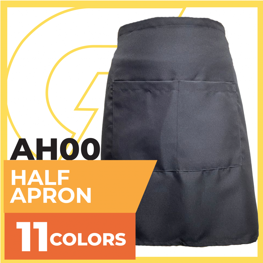 Lefonse 100% Polyester Half Body Apron with Front Pocket Unisex Series ...