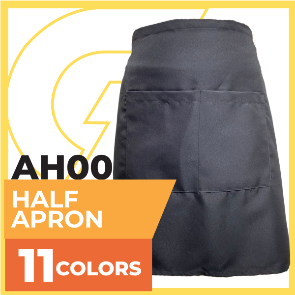 Lefonse 100% Polyester Half Body Apron with Front Pocket Unisex Series ...